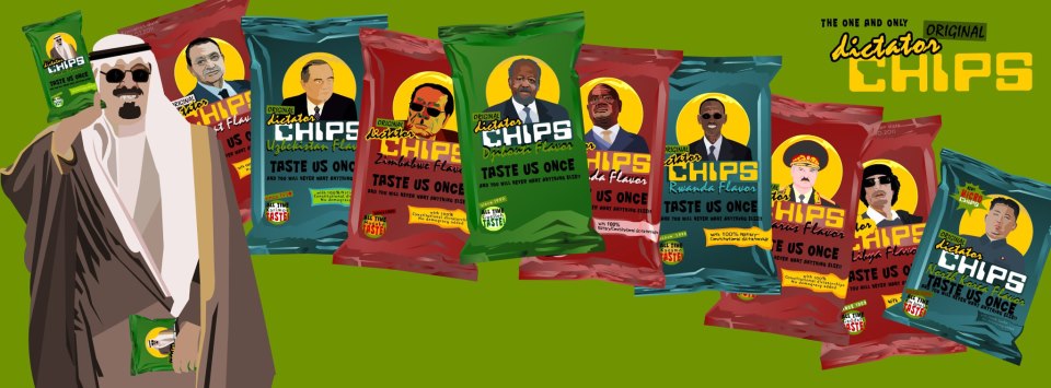 Dutch Art Project 'Dictator Chips' is Awesome