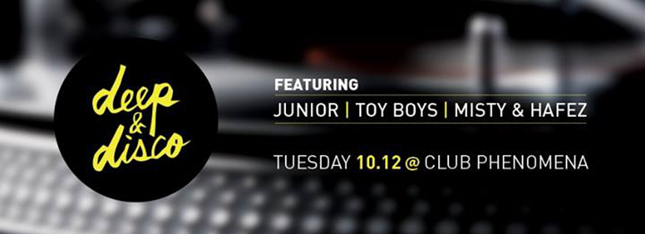 Club Phenomena to Debut with Weekly Event 'Deep & Disco' - Cairo Gossip