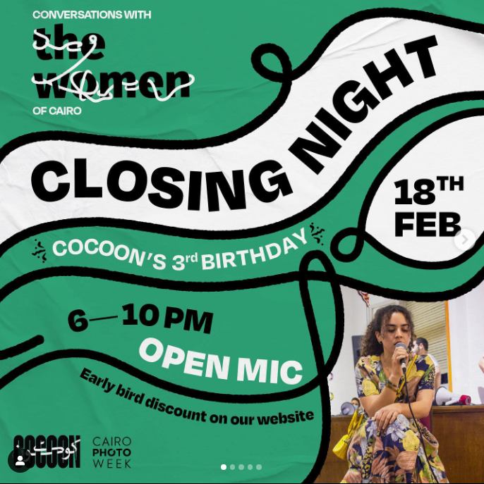 Women Open Mic Night at Cocoon Culture - Cairo Gossip