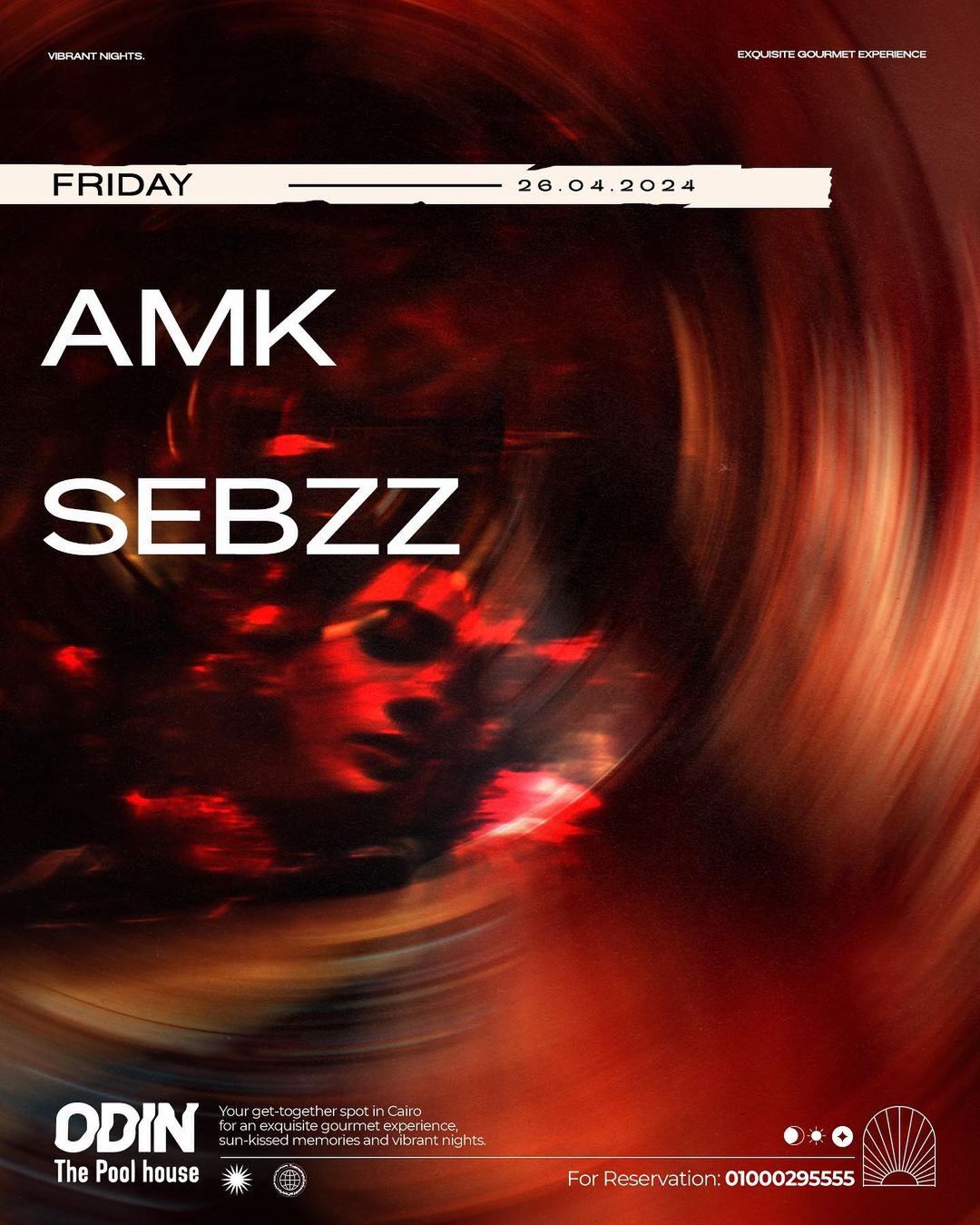 AMK & Sebzz at Odin The Poolhouse - Cairo Gossip