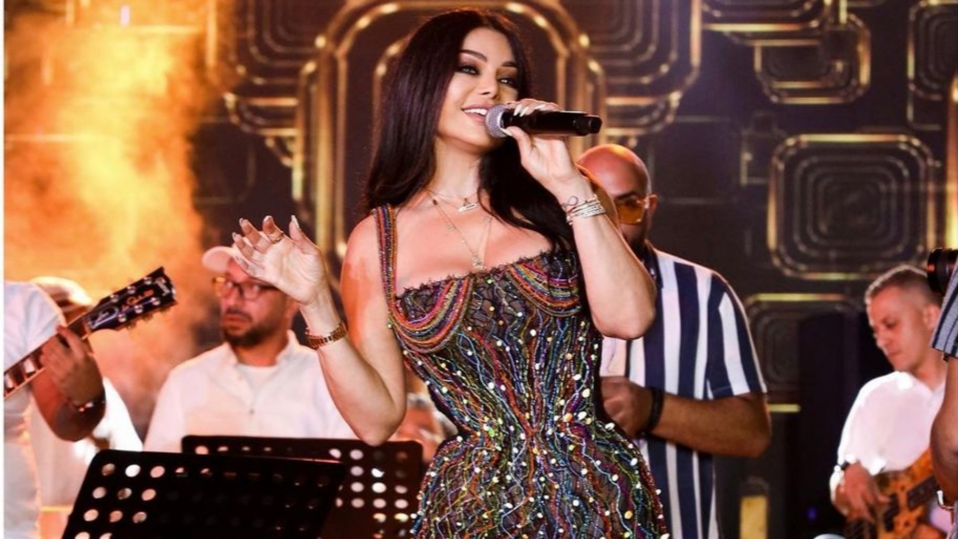 Haifa Wehbe at Lucida Coast - Cairo Gossip
