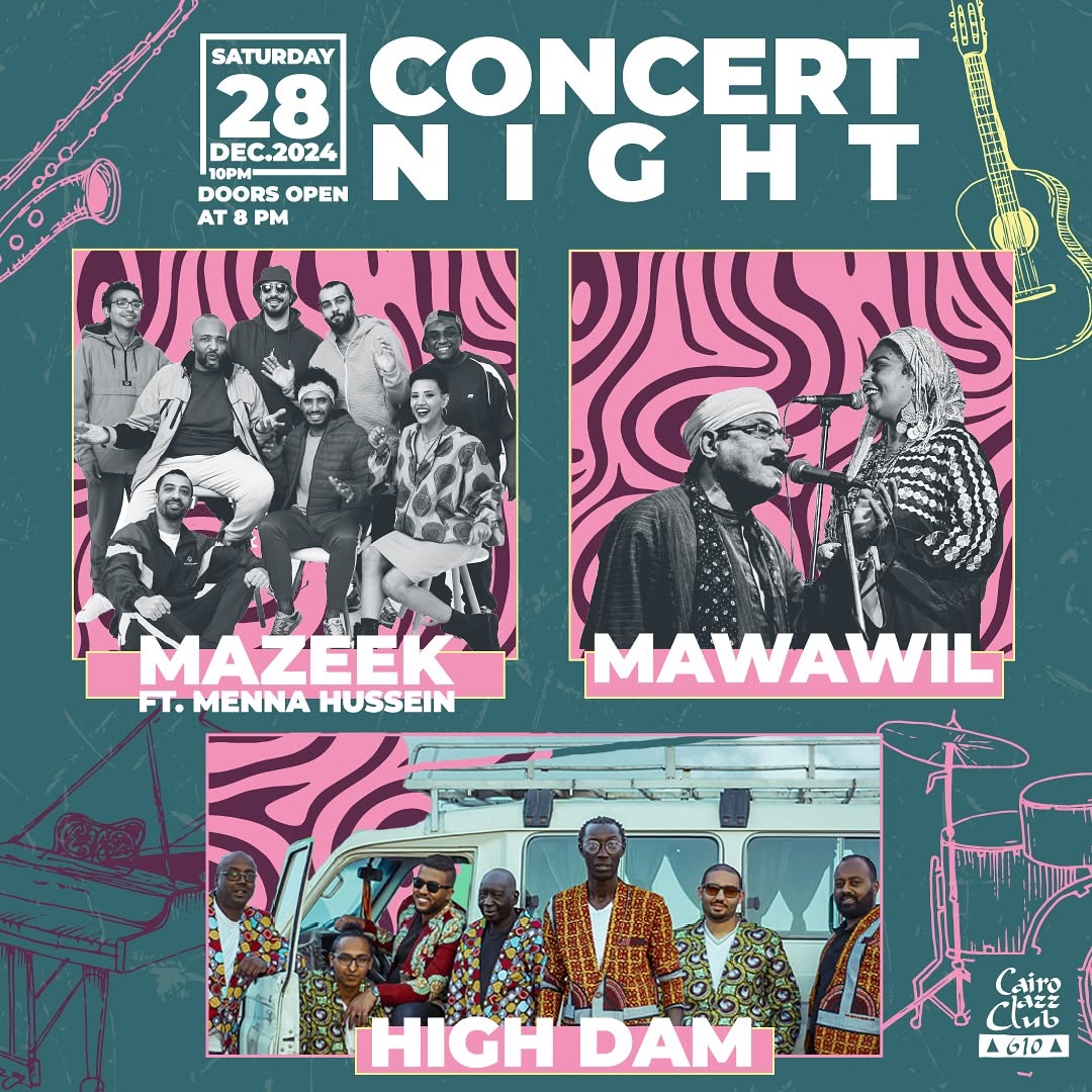 Concert Night: Mazeek, Mawawil, & High Dam at CJC 610 - Cairo Gossip