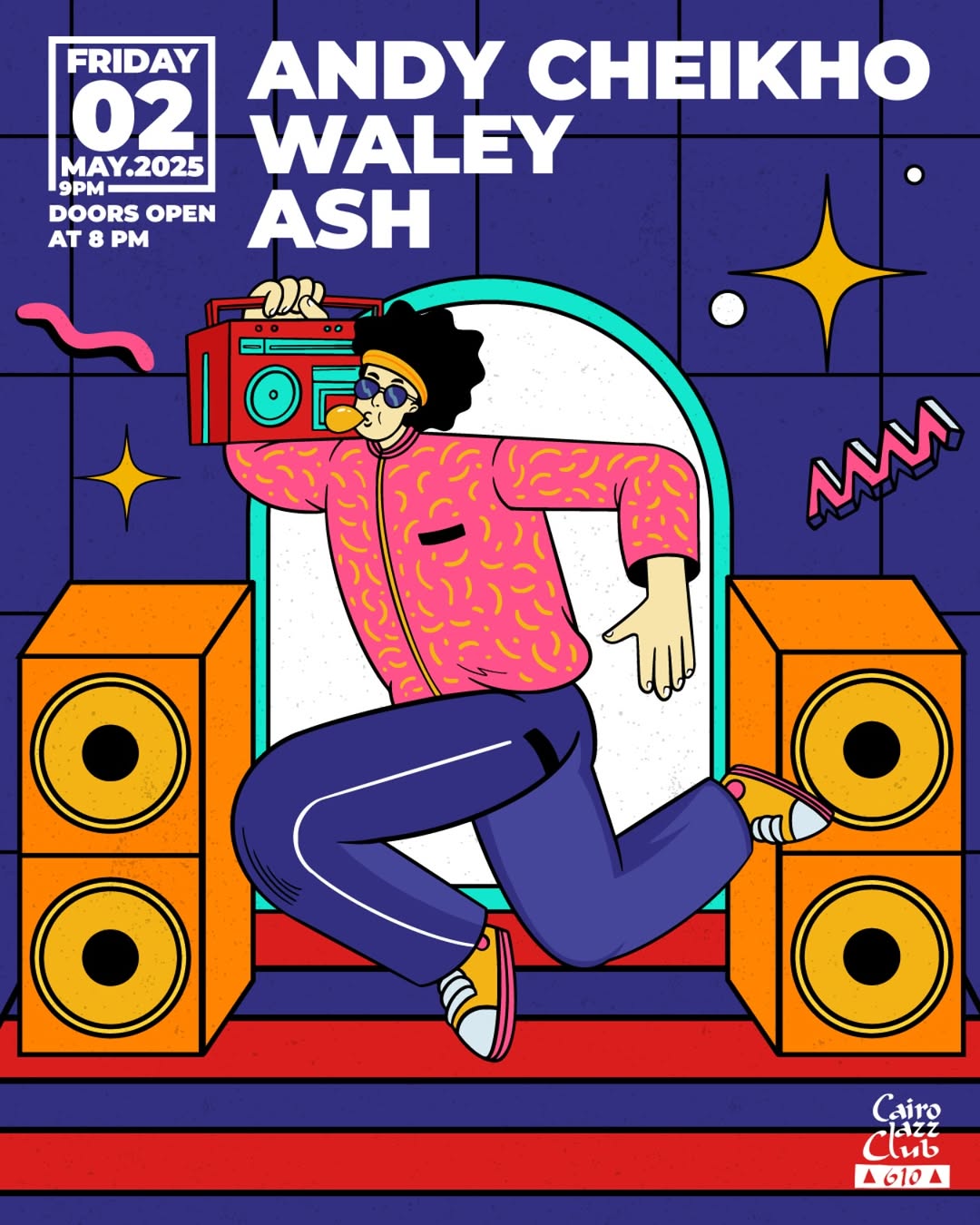 Cheikho, Waley & Ash at CJC 610 - Cairo Gossip