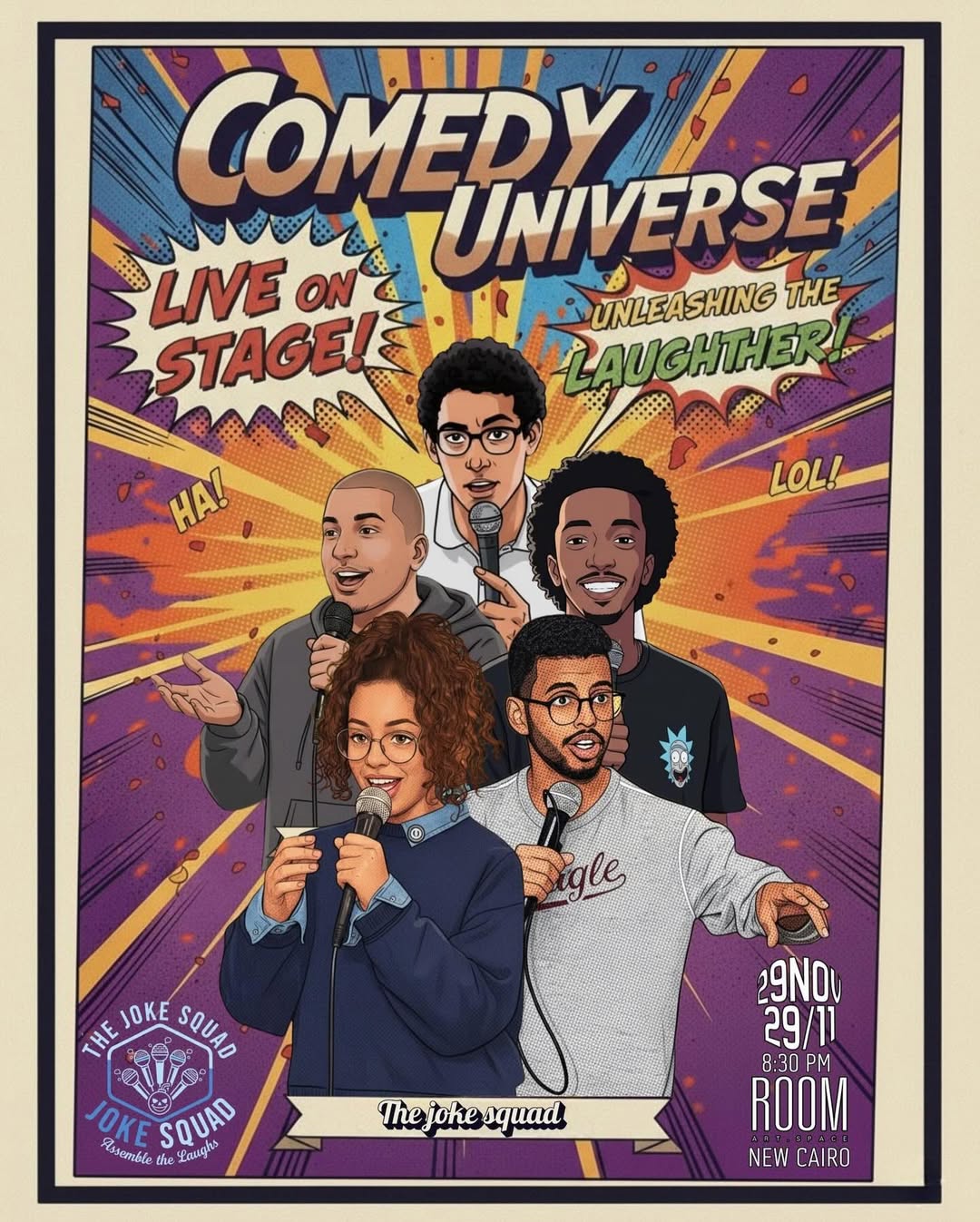 Comedy Universe at ROOM New Cairo - Cairo Gossip